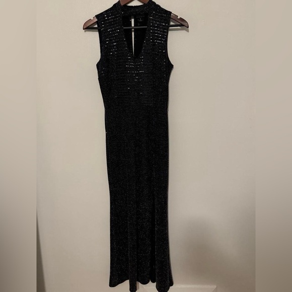 Enfocus Studio | Dresses | Enfocus Studio Black Sequin Maxi Dress ...